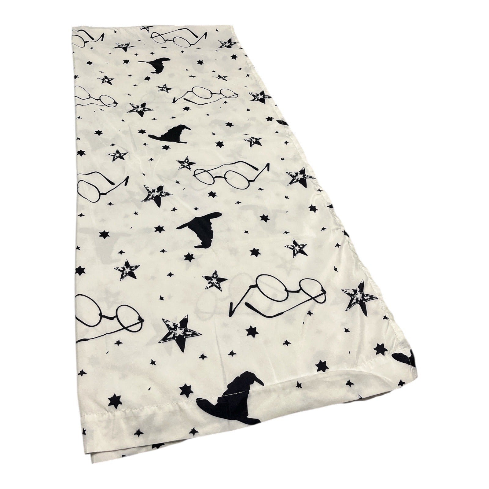 Harry Potter Full Size Flat Sheet Jay Franco Glasses Stars Wizard Hat ...